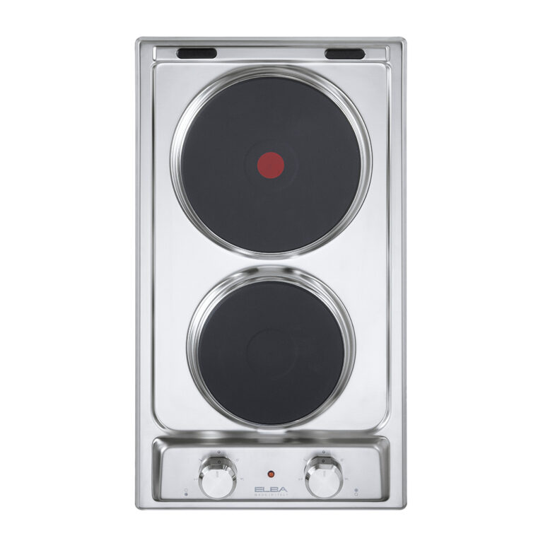 ELBA 30CM 2 PLATE ELECTRIC HOB- STAINLESS STEEL - Totai