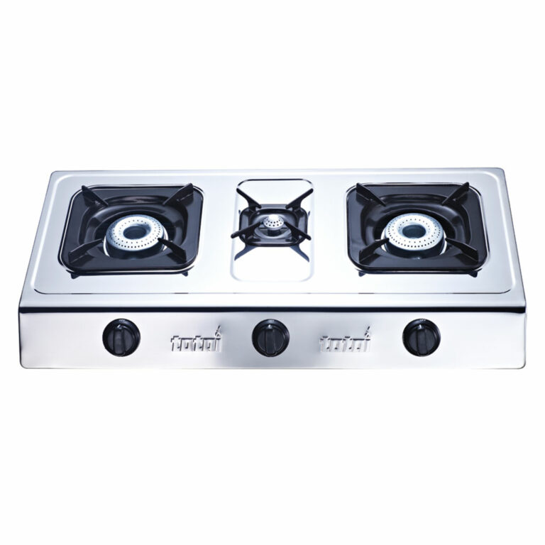 TOTAI 3 BURNER STAINELESS STEEL TABLETOP GAS STOVE - Totai