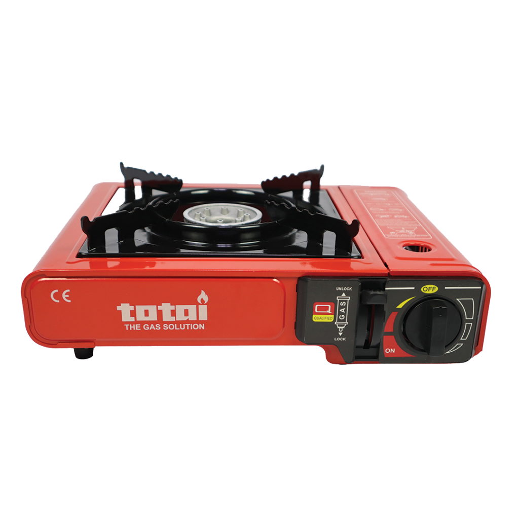 TOTAI PORTABLE CARTRIDGE GAS STOVE RED - Totai